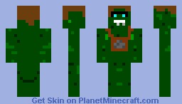 Prehistoric Creeper Queen Minecraft Skin