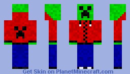 Creeper Skate Minecraft Skin