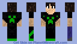 Creeper Style Outfit Minecraft Skin