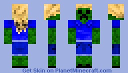 Creeper Surfer Minecraft Skin