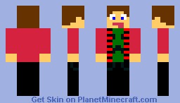 Creeper Waistcoat Minecraft Skin