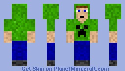 Epic creeper hoodie Minecraft Skin