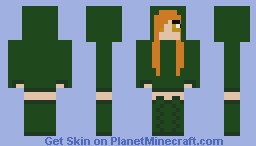 Creeper Girl (Cupa, Minecraft Mob Talker Mod) Minecraft Skin