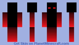 red enderman Minecraft Skin