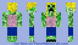 Creeper girl Minecraft Skin