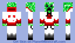 Creeper in Slime Hoodie Minecraft Skin