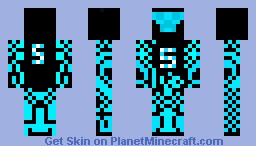 Creeper in tron suit Minecraft Skin