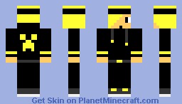 Creeper Jacket Yellow Minecraft Skin