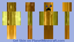 Yellow creeper Minecraft Skin