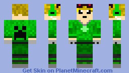 Creeper Man Minecraft Skin