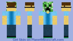 Creeper Mask Minecraft Skin