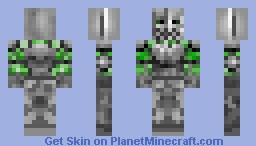 Creeper in armour Minecraft Skin