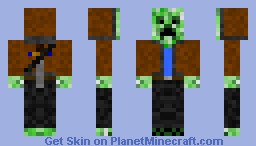 Creepman Mob Hunter Minecraft Skin