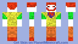 Scary Clown Minecraft Skin