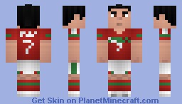 cristano ronaldo Minecraft Skin