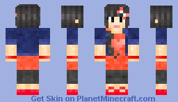 Girl w/ Cropped Jean Jacket Minecraft Skin