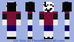 Crossdressing!Human!UBOA 4/4 Minecraft Skin