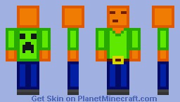 Cube Dude Minecraft Skin