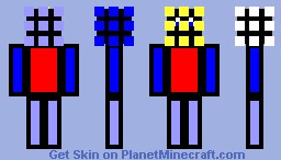 Cube Man Minecraft Skin