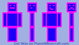 Cubed Man Minecraft Skin