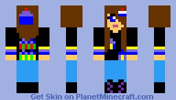 Cupcake Girl Minecraft Skin