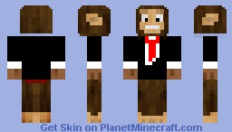 Custom Monkey Skin Minecraft Skin