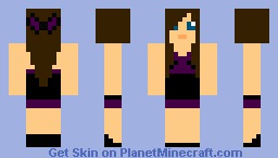 Girl in cute dress Minecraft Skin