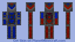 Cyberpunk robot Minecraft Skin