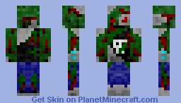 Cyber Zombie Minecraft Skin