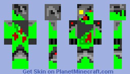 Zombie Cyborg Minecraft Skin