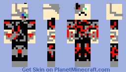 Bloody Cyborg Minecraft Skin