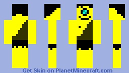 Yellow Cyclops Minecraft Skin