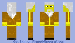 Dumbledore from Harry Potter (Without hat) Minecraft Skin