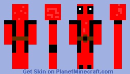 Deadpool From marvel ( Contest ) Minecraft Skin