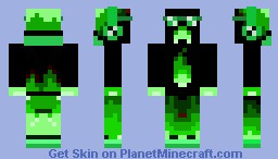 Cool Creeper Minecraft Skin