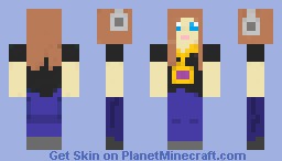 DJ Girl Skin Minecraft Skin