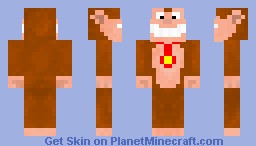 Donkey Kong Minecraft Skin