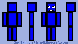 Derpy Robot (Blue) Minecraft Skin