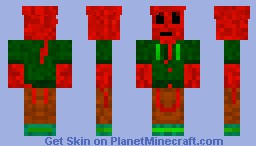 Red dripping bolb Minecraft Skin
