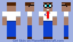 Nerd guy Minecraft Skin
