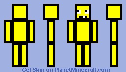 Derpy Robot (Yellow) Minecraft Skin
