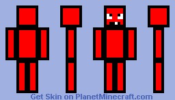 Derpy Robot (Red) Minecraft Skin