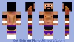 Damien Sandow Minecraft Skin