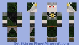 Detailed Dark Link Minecraft Skin