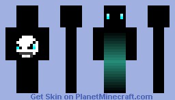 Dark Blue Face 2 Minecraft Skin