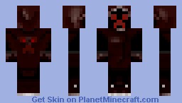 Dark Creeper Hunter Minecraft Skin