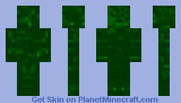 Dark Green Pixel Minecraft Skin