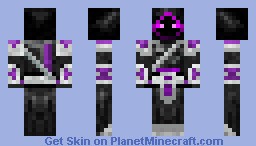Dark Man (purple) Minecraft Skin