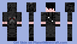 Dark Hood Kid With Back Of Head Fix Minecraft Skin