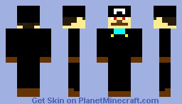EPIC Dark Mario Minecraft Skin